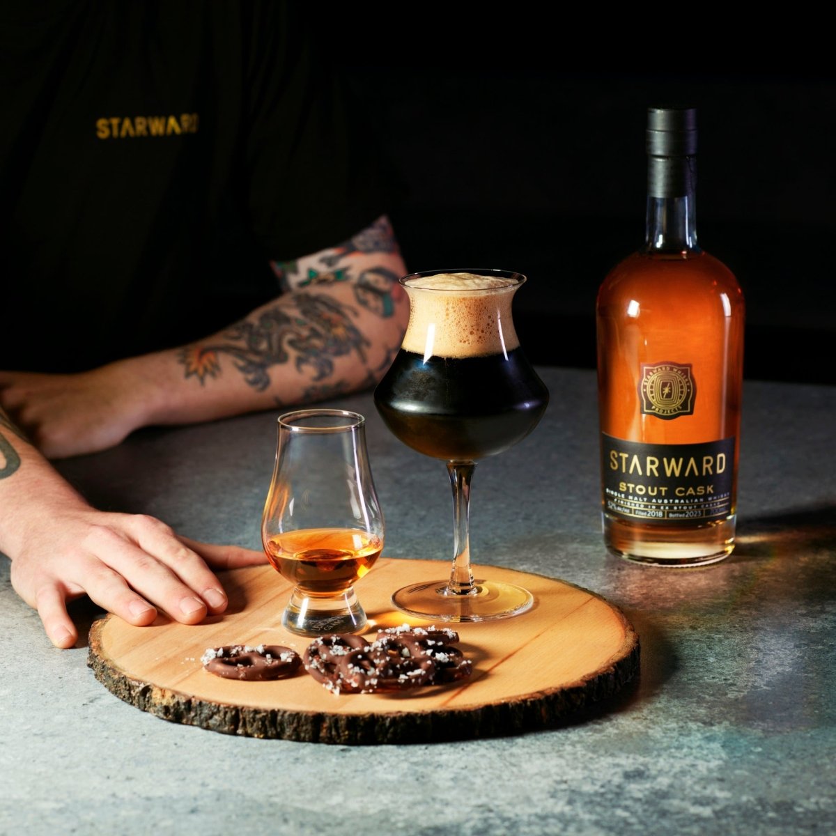 Stout Cask Boilermaker | Starward Australian Whisky